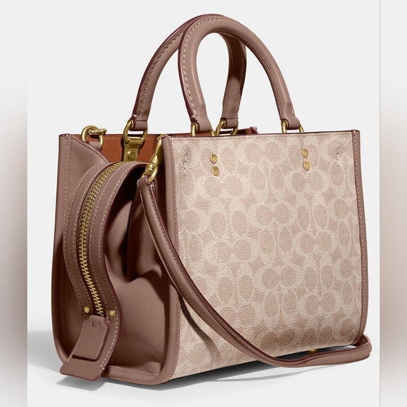 Coach | Bags | Coach C65 Disney X Coach Rogue 25 In Signature Canvas ...